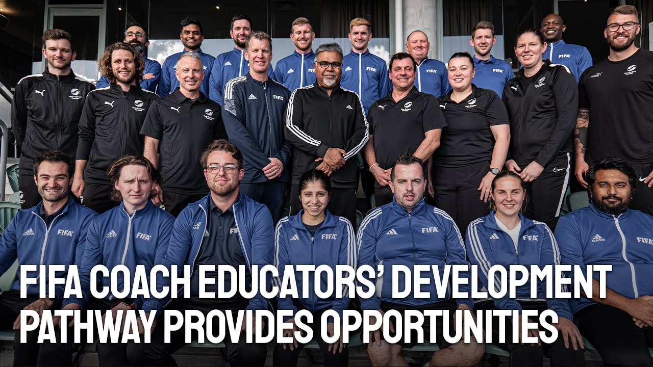 FIFA Coach Educators' Development Pathway arrives in Auckland - YouTube