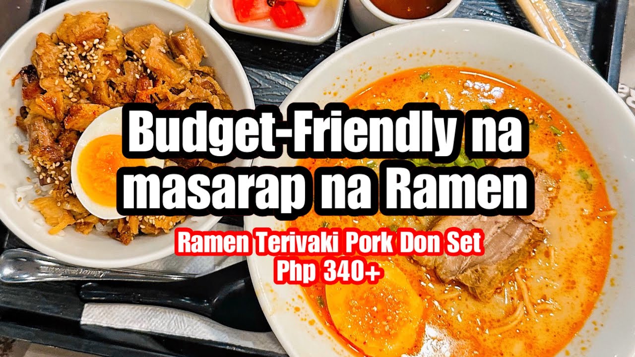Sulit ang Set Meal ng Ramen Kuroda! - YouTube