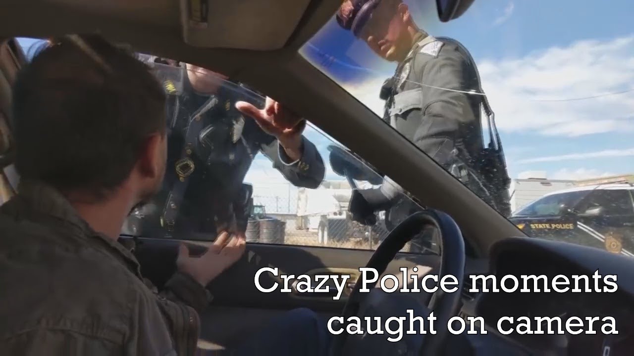 Crazy Police Moments Caught On Camera - YouTube