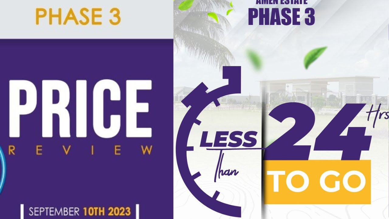 AMEN ESTATE PHASE 3 PRICE INCREASE ALERT - YouTube