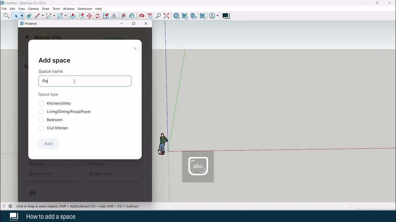 How to add a space - YouTube