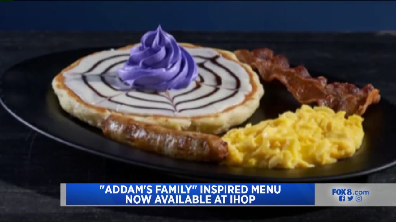 ADDAMS FAMILY MENU ON 9AM NEWS - YouTube