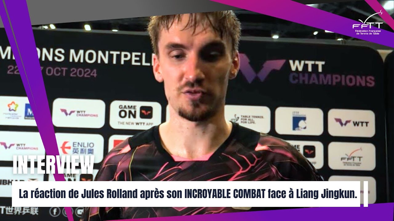 Interview de Jules Rolland après son INCROYABLE COMBAT face à Liang ...