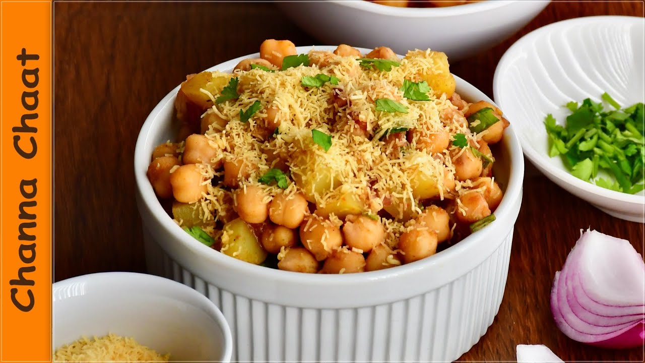 Channa Chaat | How to Make Channa Chaat Recipe | Street Style Channa ...
