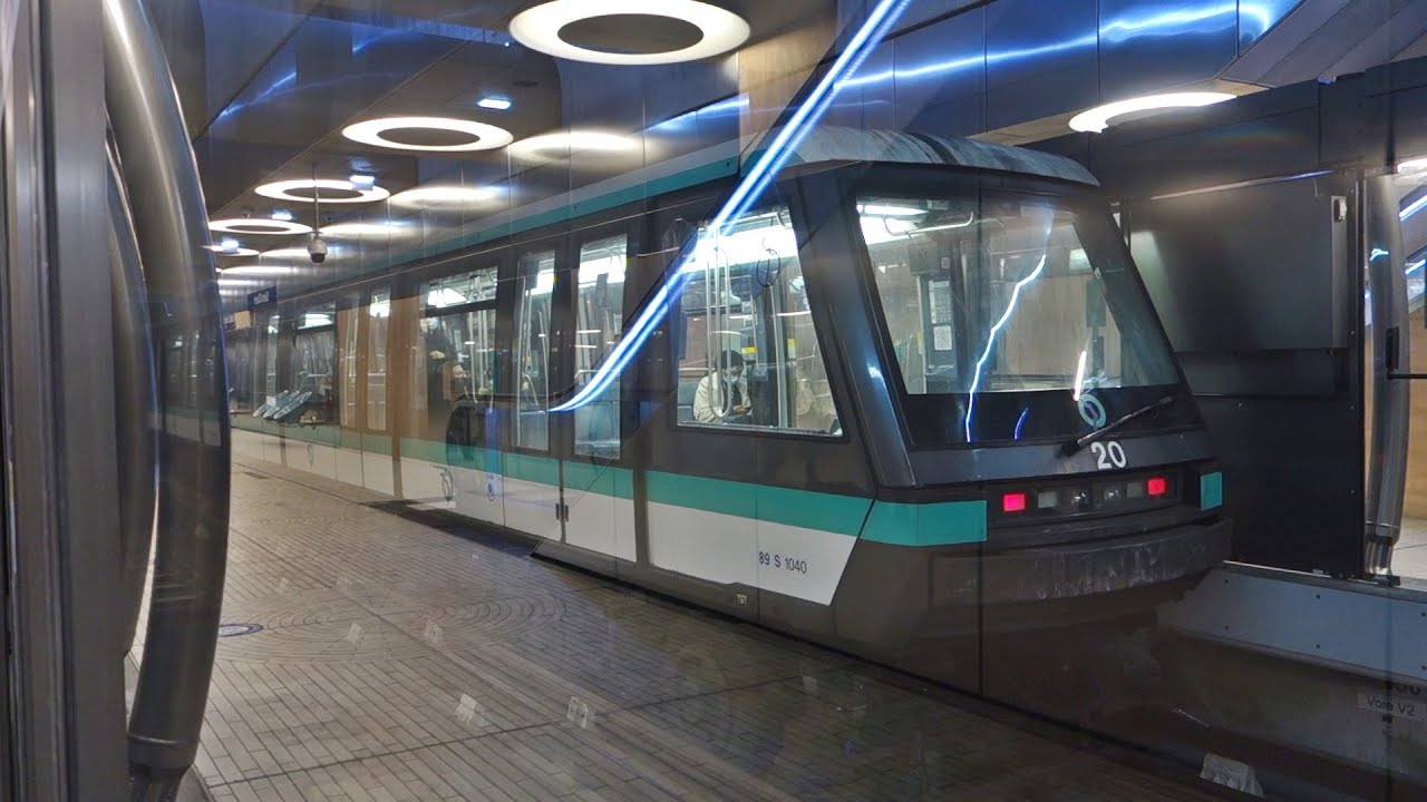 [INAUGURATION] Prolongement métro ligne 14 - départ rame MP 89 à Saint ...