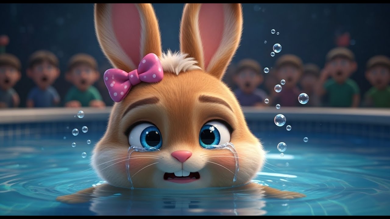 Bunny Almost Drowned 😱 | Bobby Saved His Life | Emotional Swimming ...