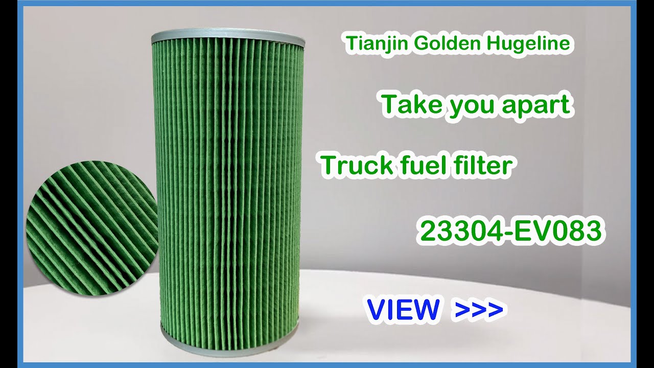 GHL-Filter Manufacturer-Truck Fuel Filter 23304-EV083 for Hino - YouTube