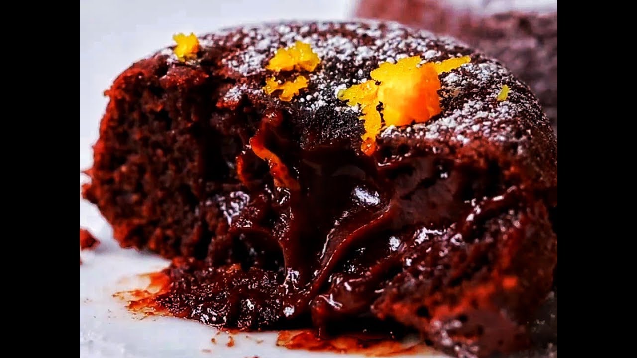 Chocolate Orange Lava Cakes - YouTube