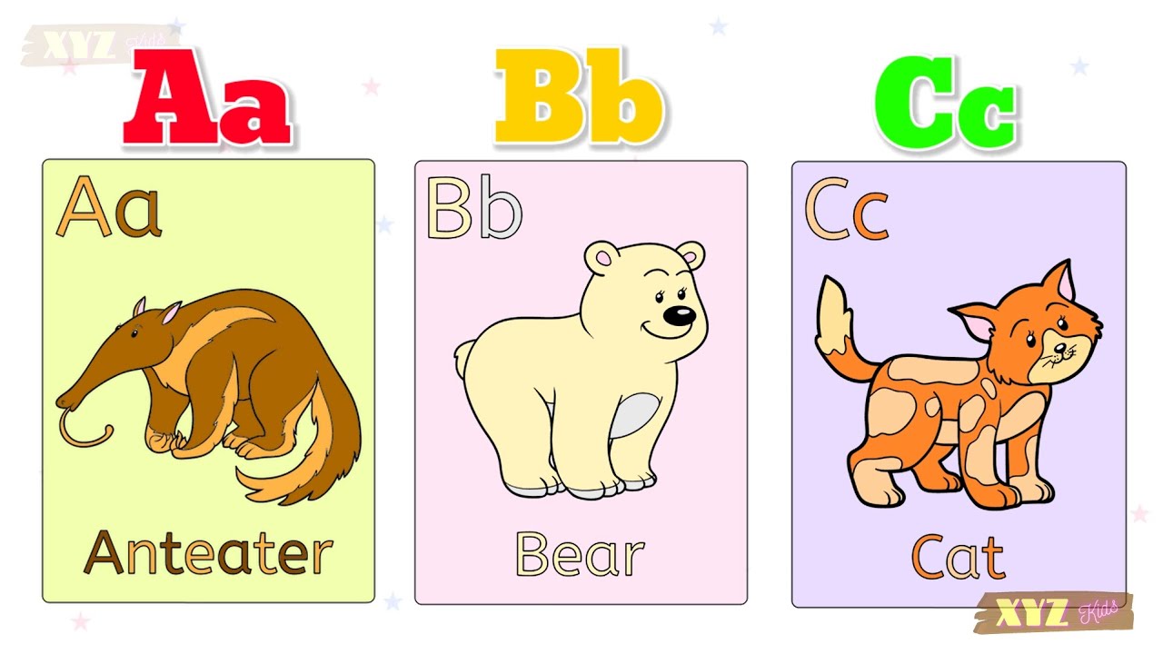 ABC Phonics | Alphabets and Animal Names | Animal Names For Kids - YouTube