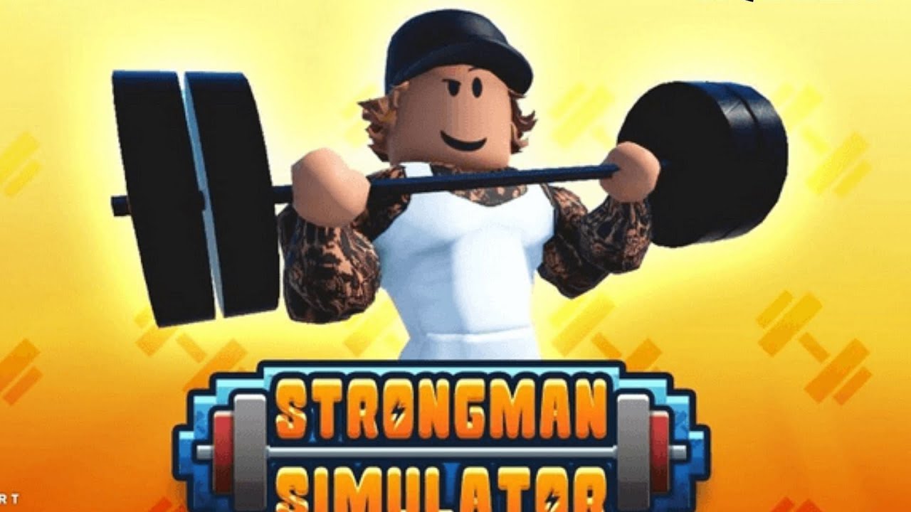 Playing Strong man simulator!!! in roblox #roblox #gaming #trending # ...