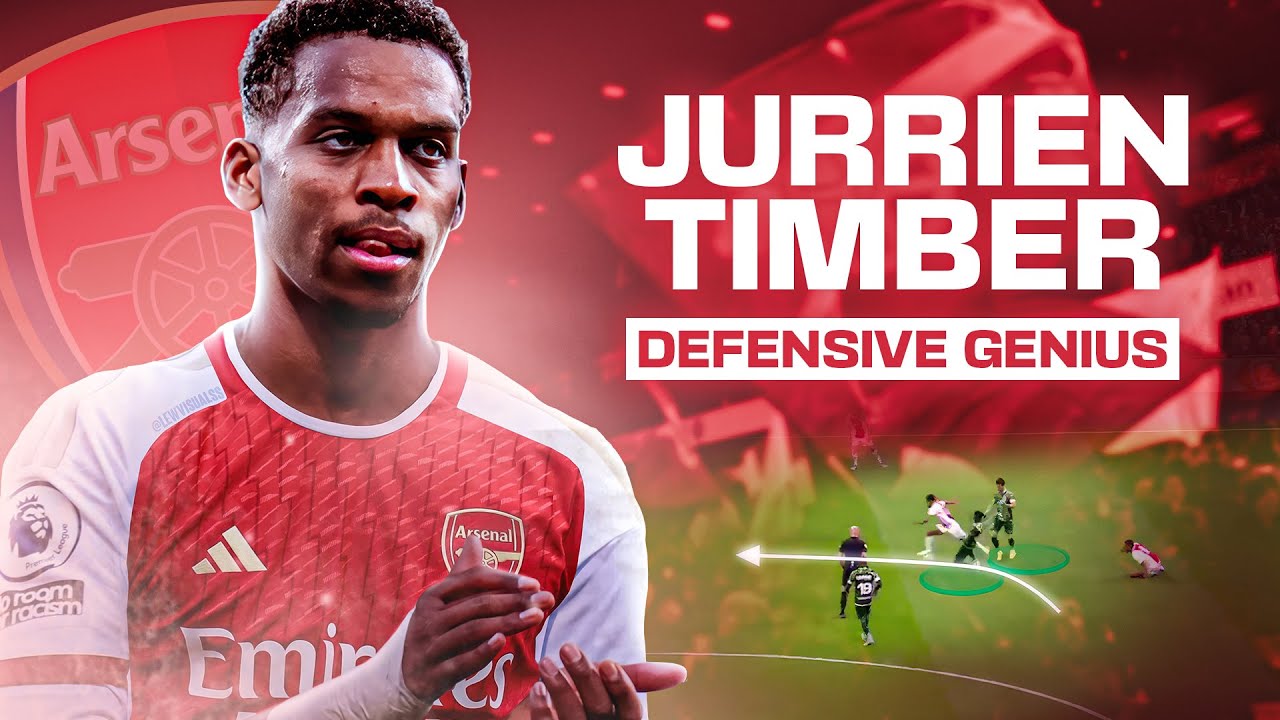 Jurrien Timber to Arsenal - The Defensive Genius - Skills and ...