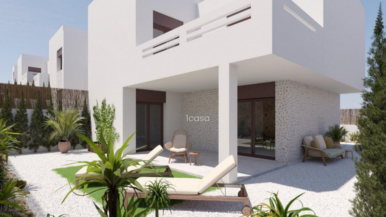 3 bedroom town house for sale in Algorfa, Spain - YouTube