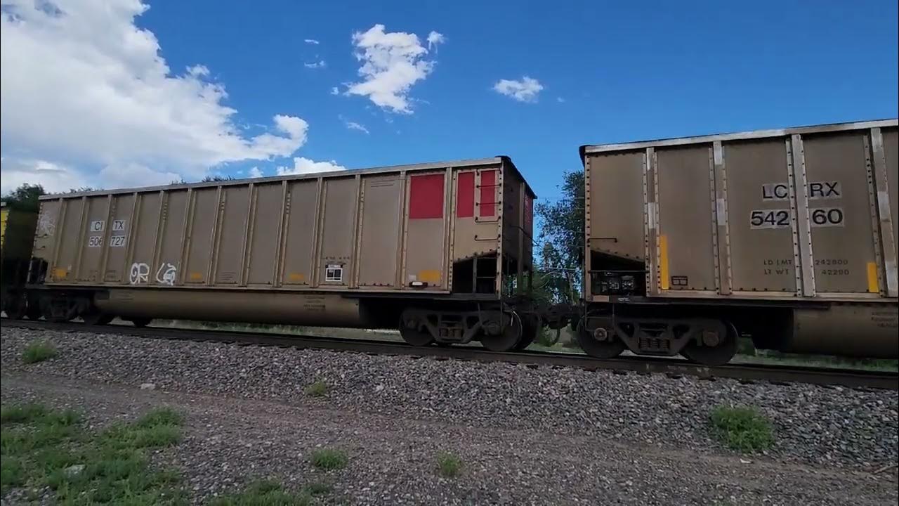BNSF Coal train honks at me - YouTube
