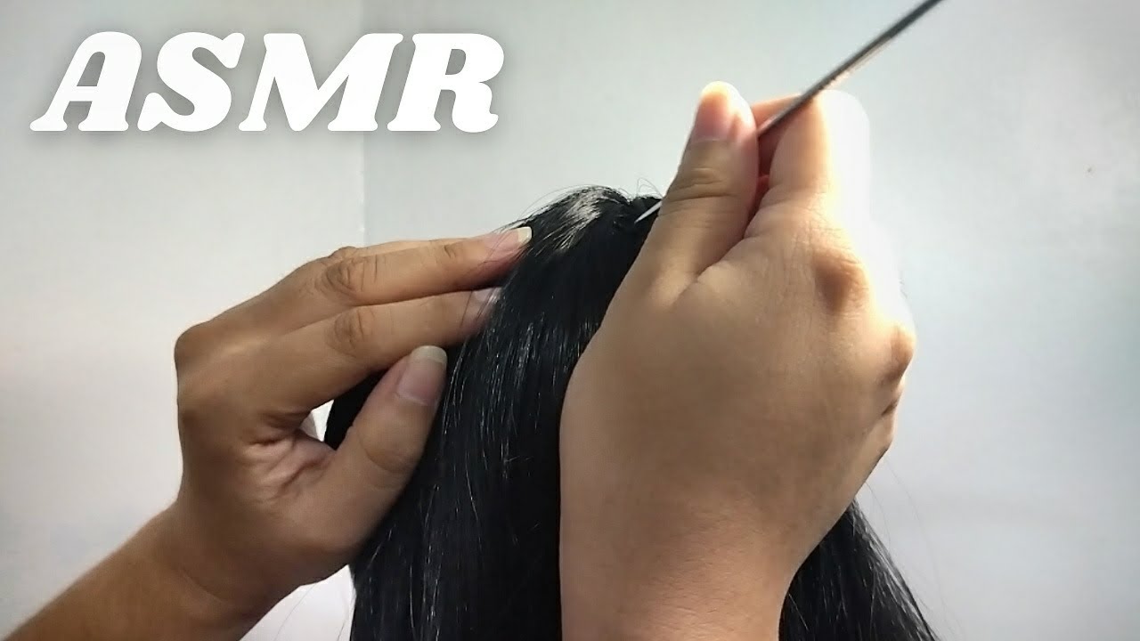 ASMR Hair Scratching Brushing Scraping Tingles - YouTube