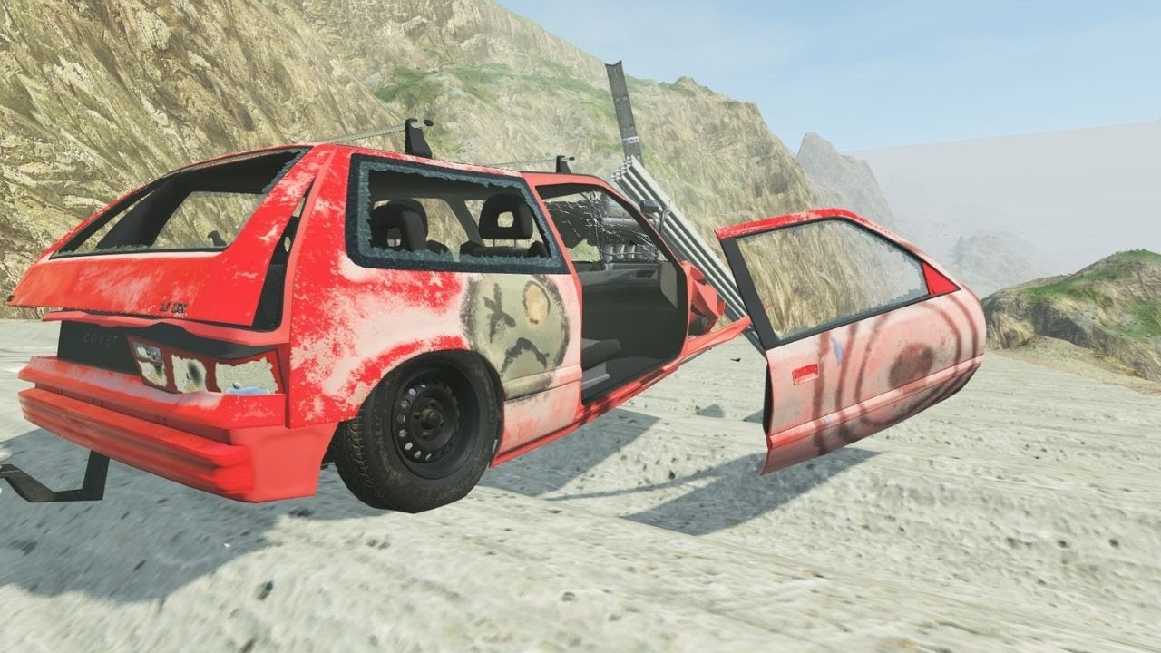 Very Rusty Cars Suspension Test. BeamNG Drive Sect - YouTube