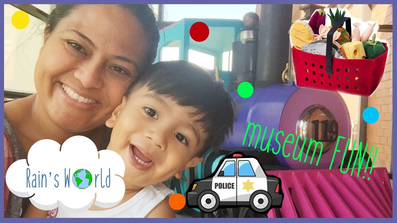 CHILDREN'S MUSEUM Discovery Center PRETEND PLAY FAKE FOOD BLIPPI POLICE ...