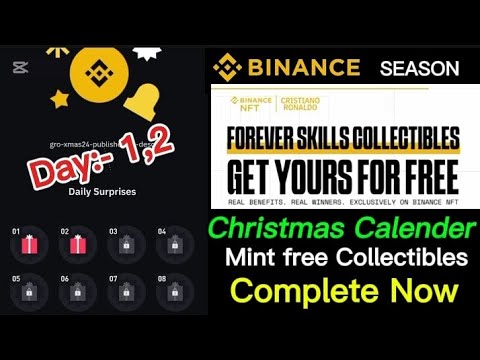 Binance Season Mint-Free Collectibles | Binance Christmas Calendar ...