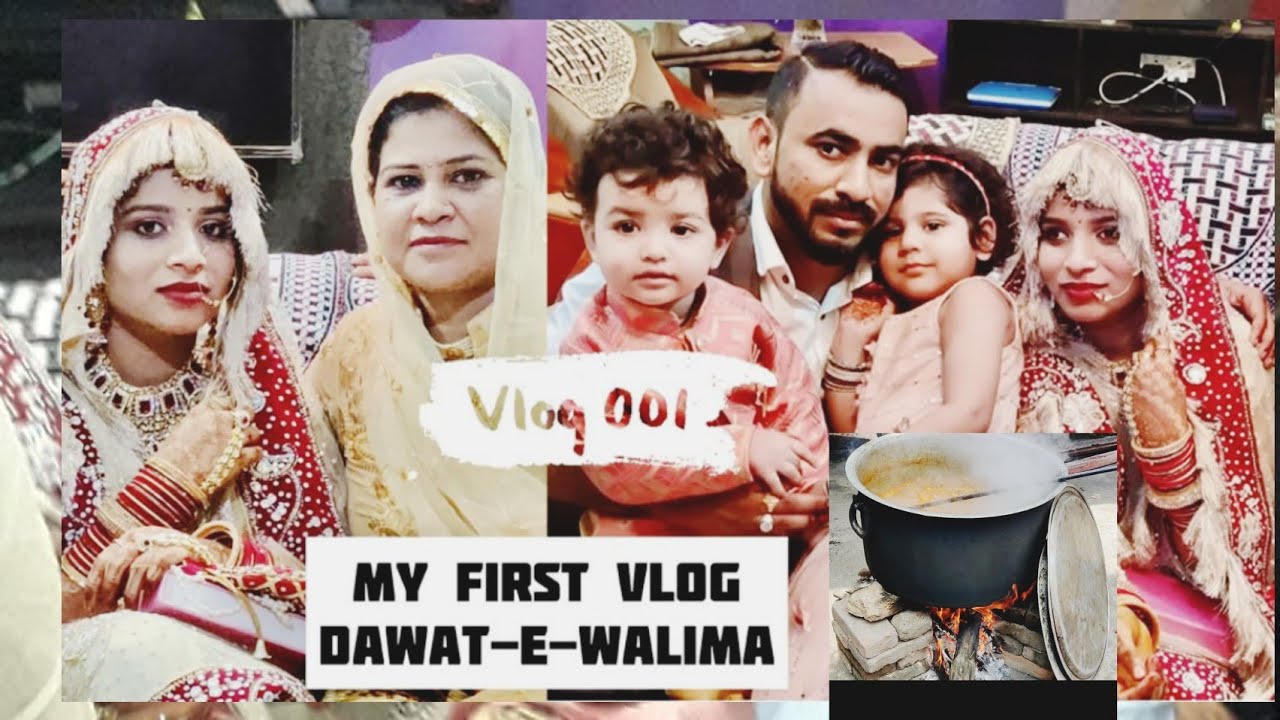 My first vlog/Dawat-e-walima celebration/Cooking with Zeenat - YouTube