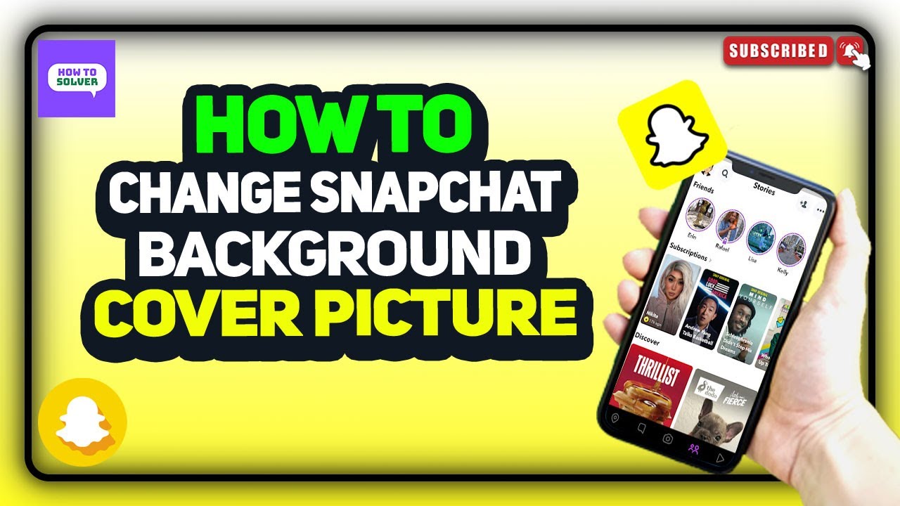 How to change Snapchat background cover picture 2025 - YouTube