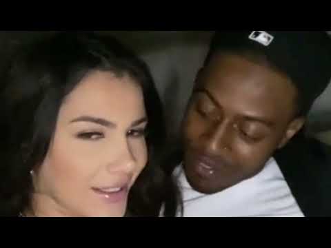 Interracial couple tongue kiss//HD//
