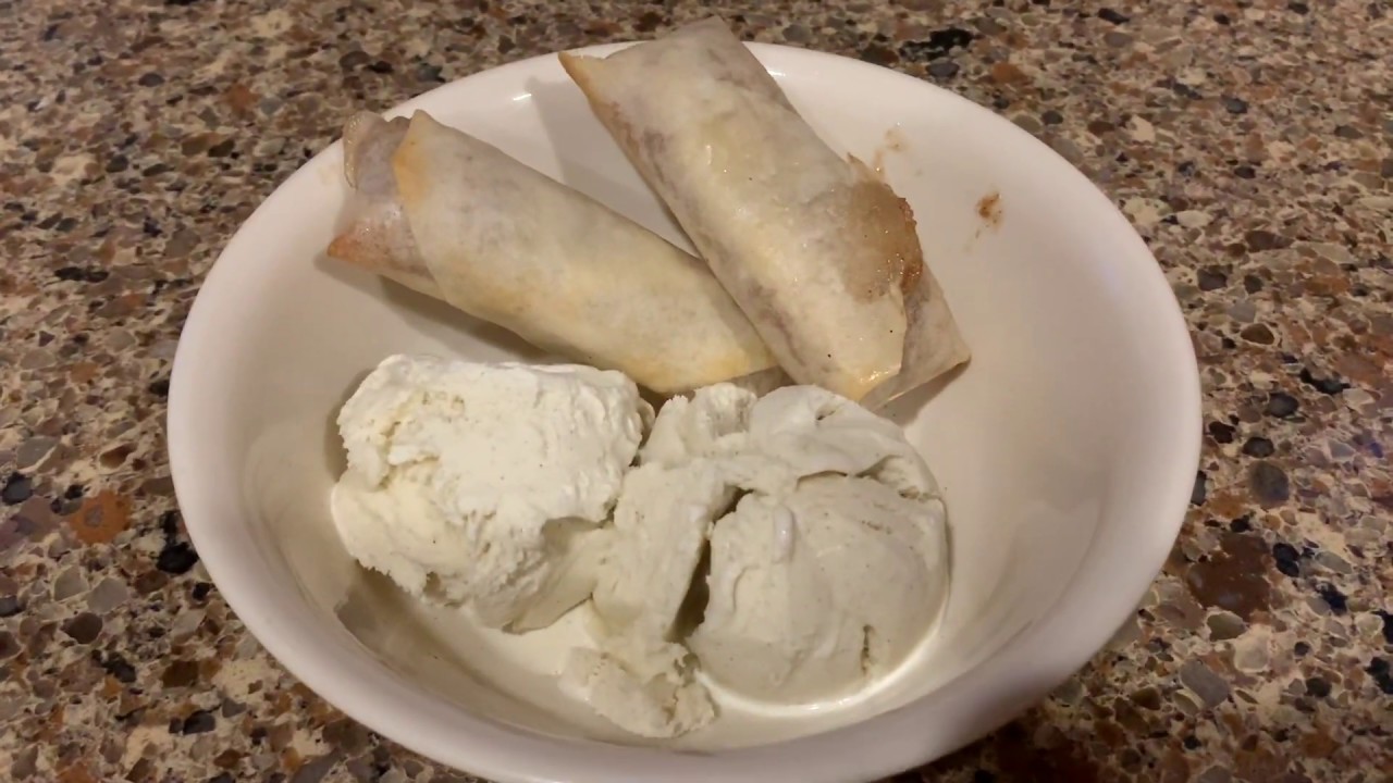 Thai Fried Banana Spring Roll Recipe - YouTube