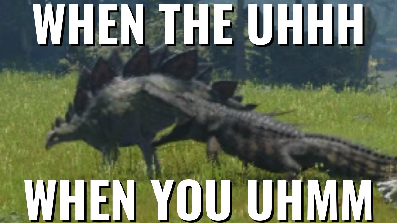 stegosaurus but the video is awkward- The Isle - YouTube