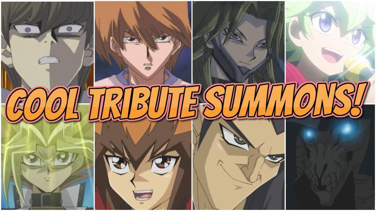 25 AWESOME TRIBUTE SUMMONS! (YGO Anime) - YouTube