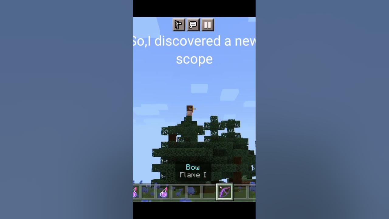 A new scope #sniper #minecraft - YouTube