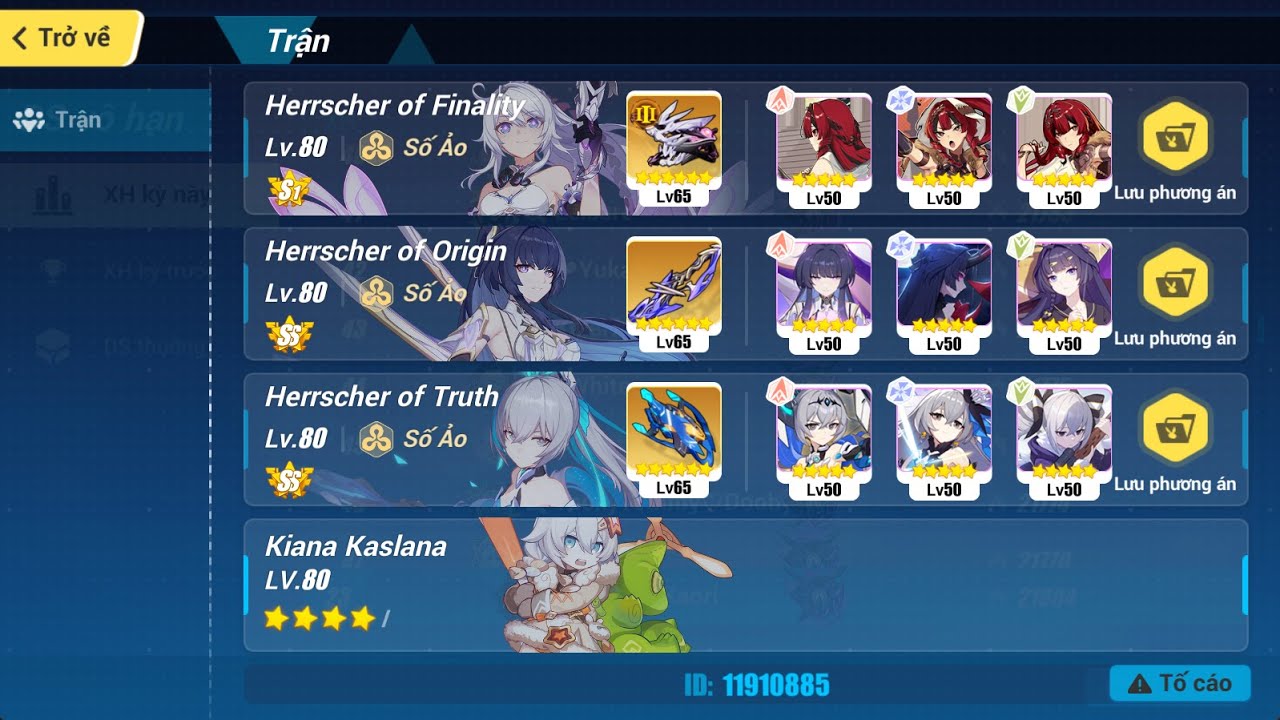 Hi3 Nirvana D532: Asaka (Astral Ring) - 775 pts - HFi (S1+3) HTr (SS0 ...