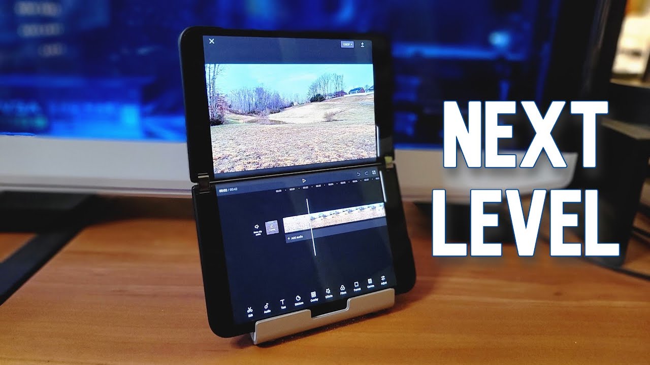 Two video editors that make use of Surface Duo's two screens - YouTube
