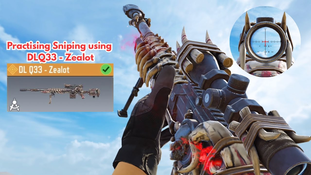 Practising Sniping using Legendary DLQ33-Zealot ️ ️Best DLQ33 Gunsmith ...