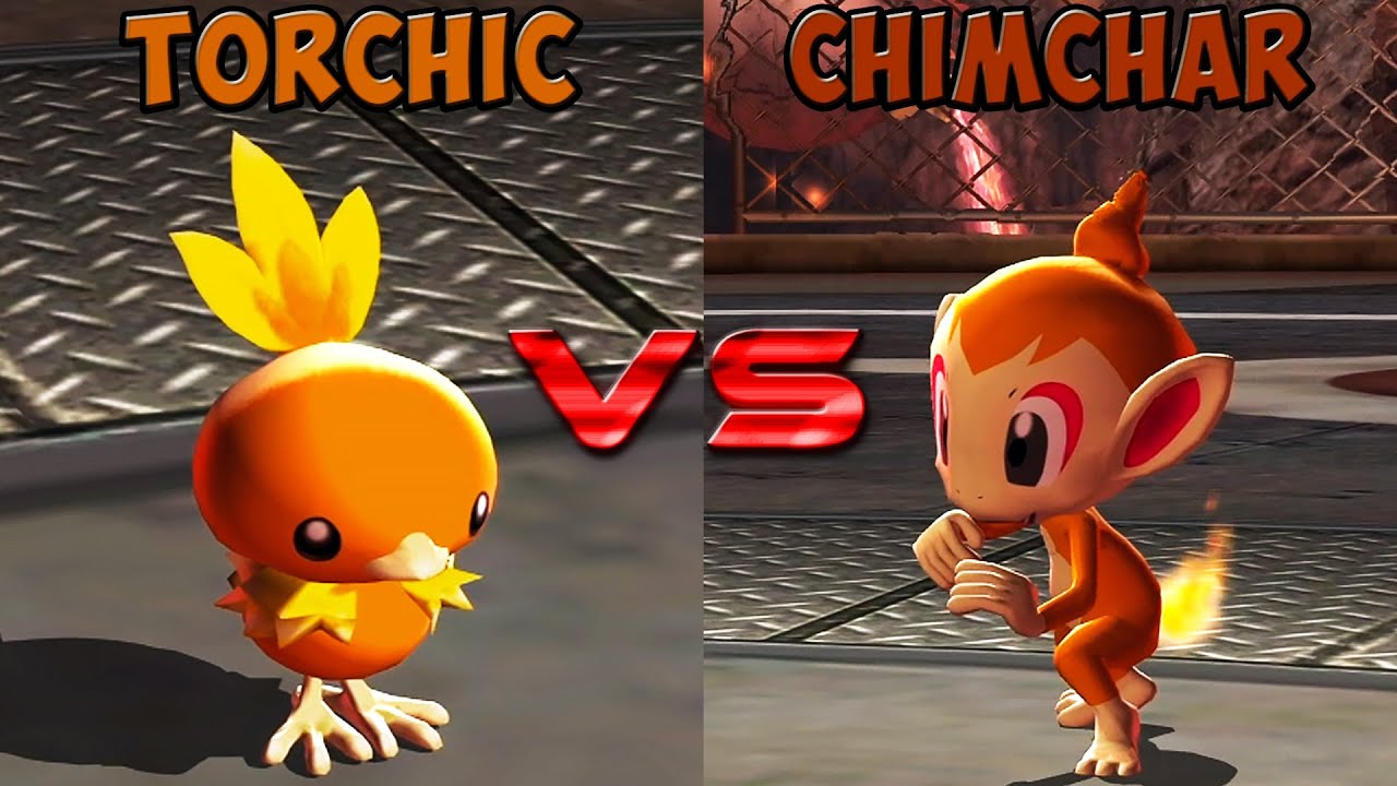 Pokemon battle revolution - Torchic vs Chimchar - YouTube