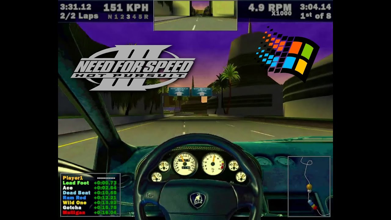 [Windows 98] Need for Speed III: Hot Pursuit - Gameplay - YouTube