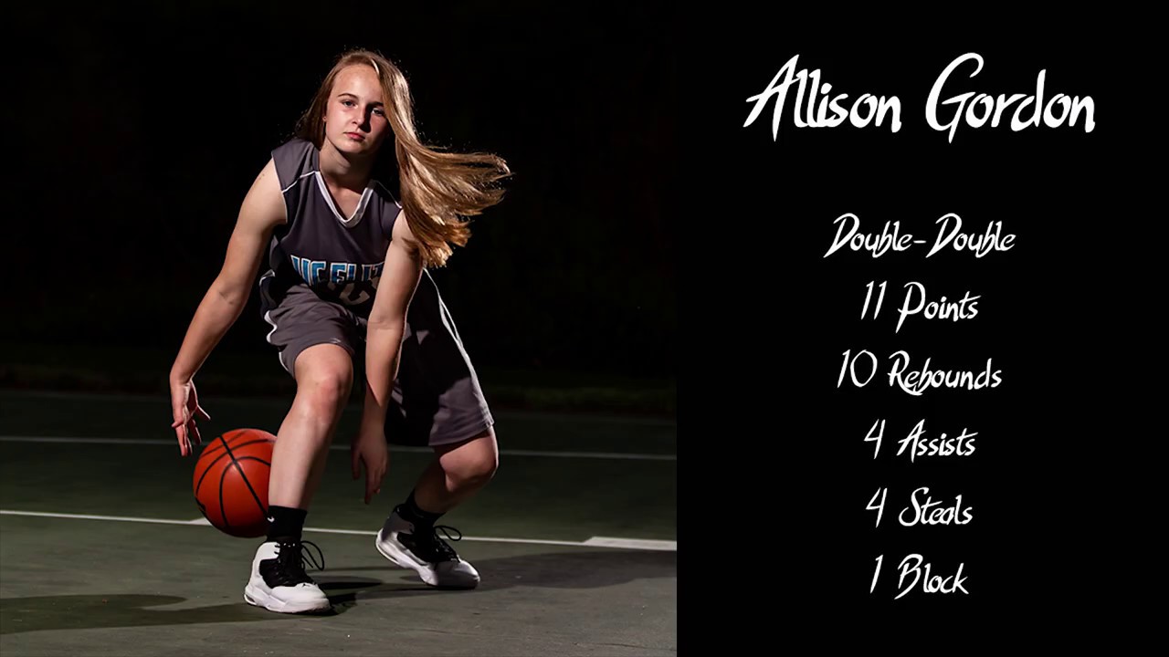 Allison Gordon Highlights 1-10-20 Northwest Cabarrus vs. Cox Mill - YouTube