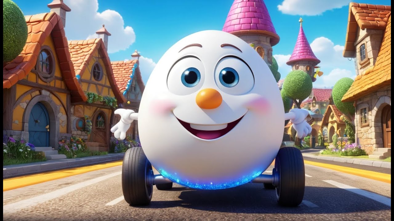 Humpty Dumpty Sat On A Wall – Magic Car Ride to Golden Tower | Fun ...