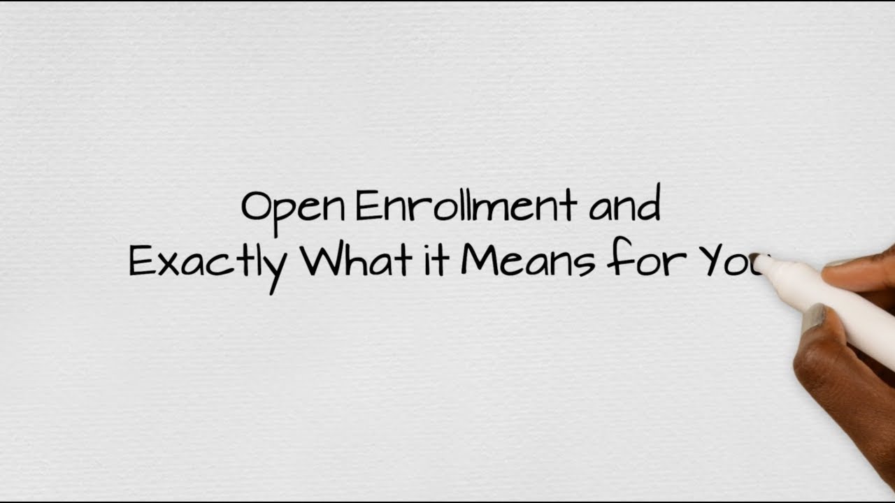 Individual and Family Open Enrollment 2026 - YouTube