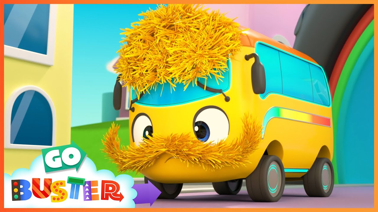 Buster Wears a Funny Disguise! | @GoGeckosGarage | Kids Cartoons - YouTube