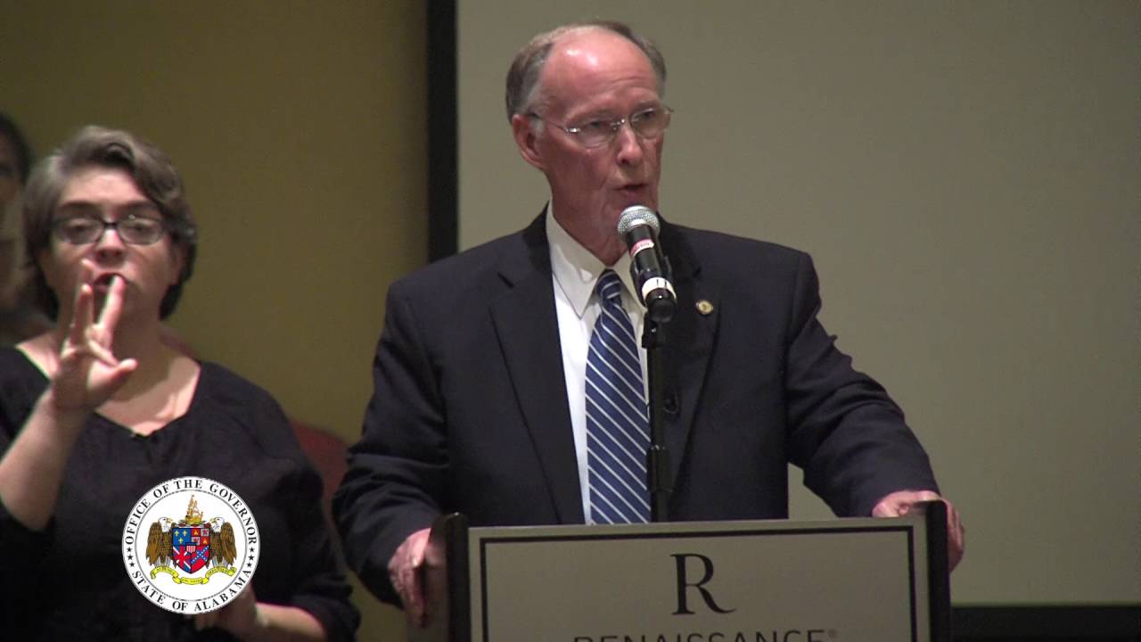 Governor Bentley Speaks at Mental Health Conference 2016 - YouTube