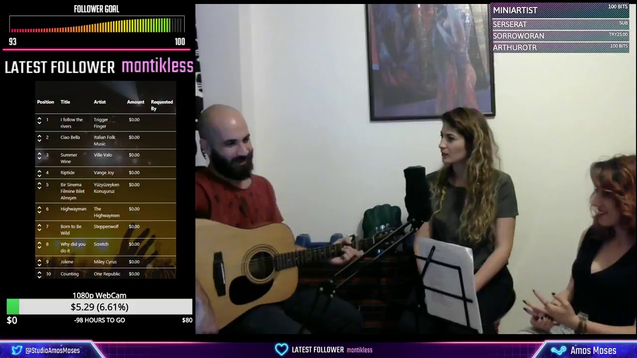 Amos Moses Live Stream - YouTube