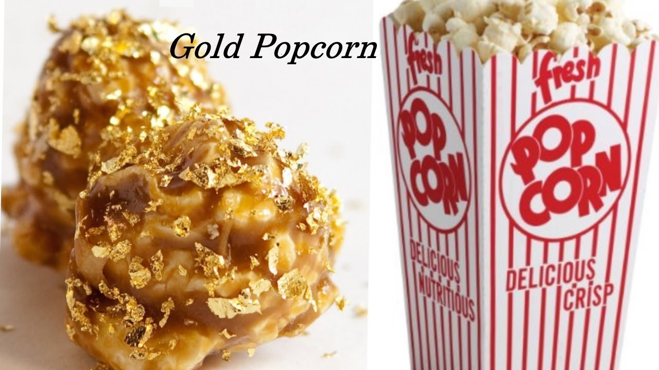 மினுமினுக்கும் தங்க பாப்கான் இவ்வளவு விலையா | Amazing Gold popcorn ...
