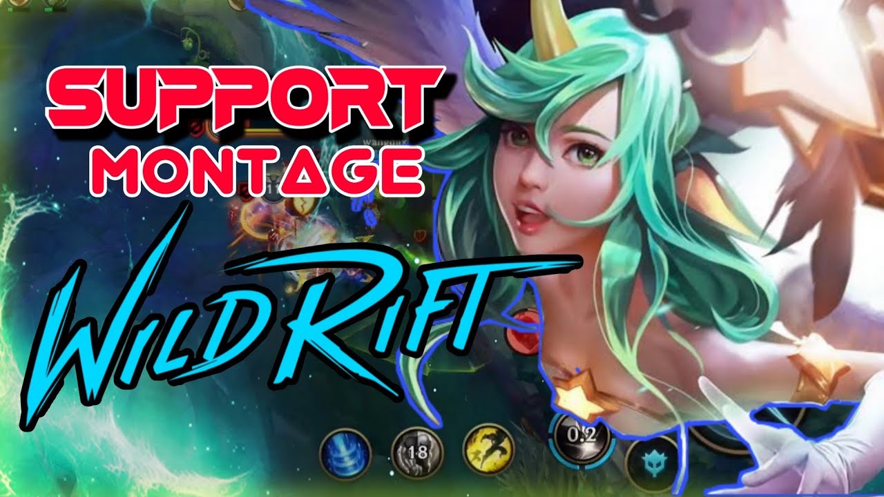 SUPPORT MONTAGE / WILD RIFT BEST OF SUPPORT - YouTube