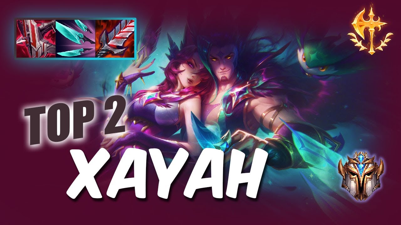 [Wild Rift] Xayah TOP 2 - S10 Challenger ranked game + build - YouTube