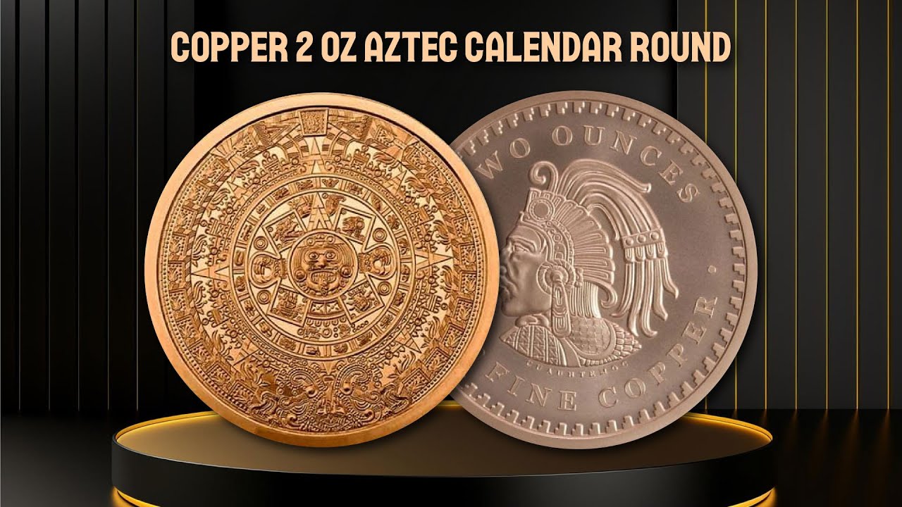 Copper 2 oz Aztec Calendar Round | BOLD Precious Metals - YouTube