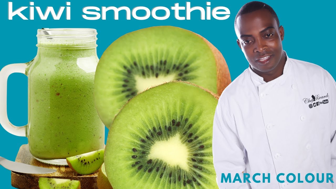 1- Healthy Breakfast Smoothies Kiwi Superfood Every Day | Chef Ricardo ...