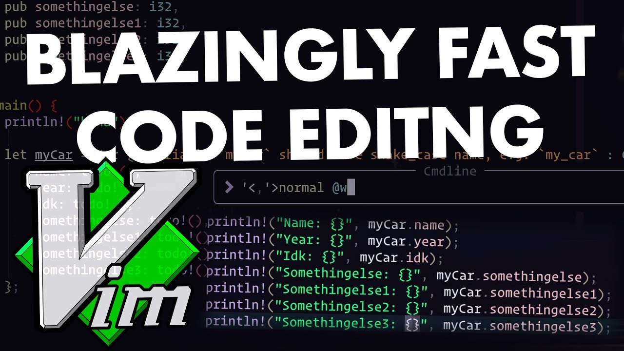 The Most Underrated Vim Feature ~ Vim Macros Guide Youtube