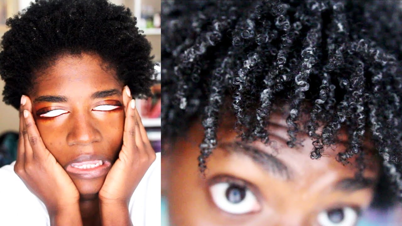 My 4C Wash N' Go almost took me OUT | Short 4C Natural Hair StarPuppy ...