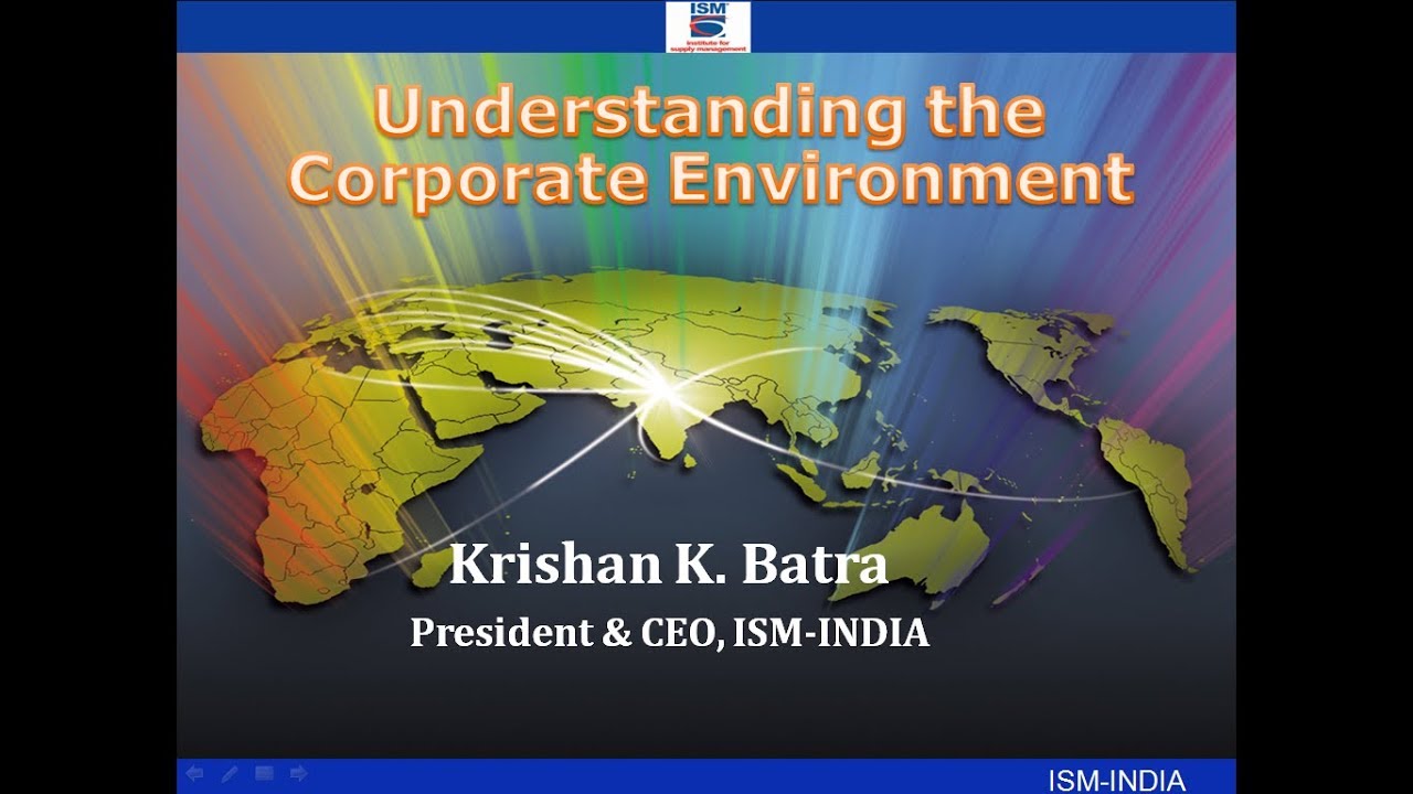 Understanding the Corporate Environment - YouTube