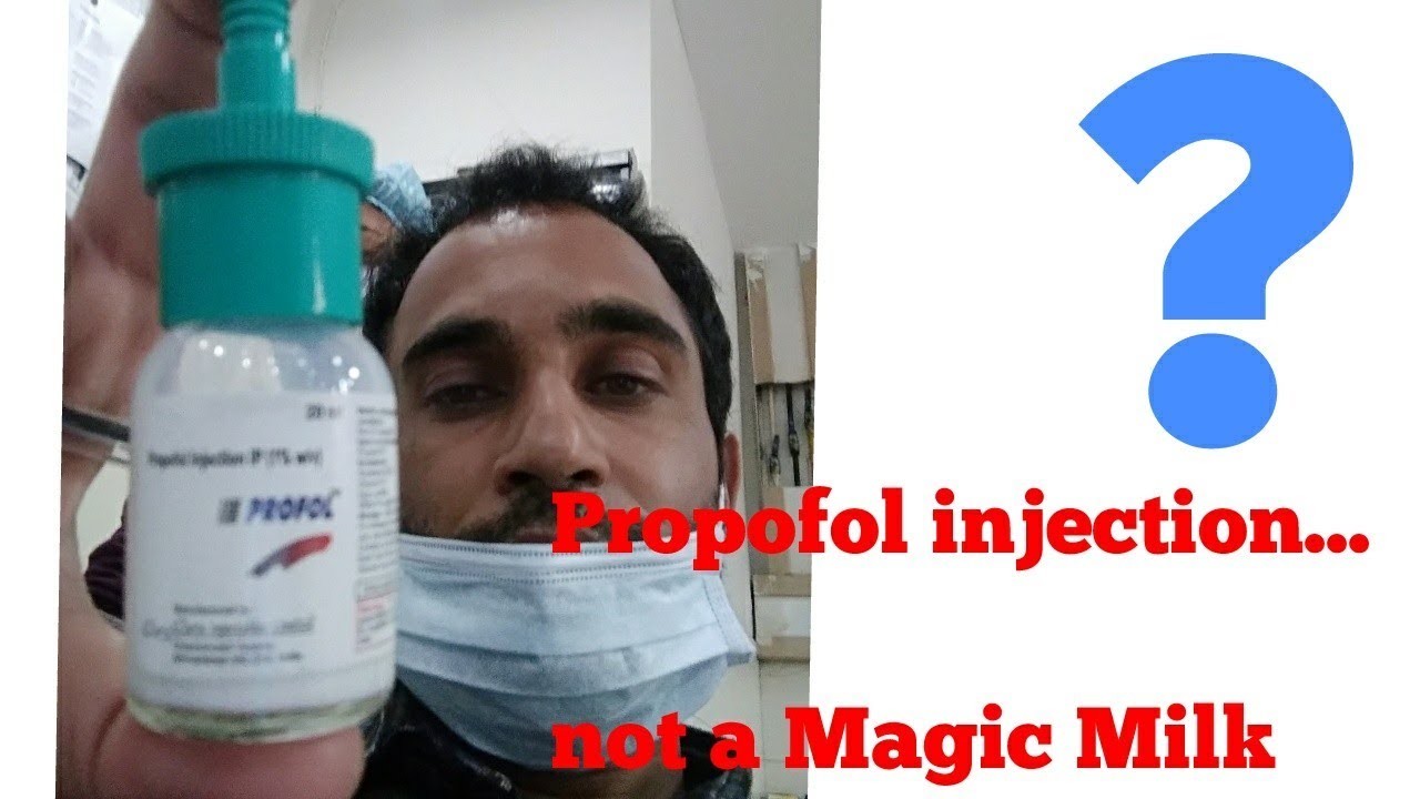 Propofol anesthesia| propofol injection in Hindi |propofol and magic ...