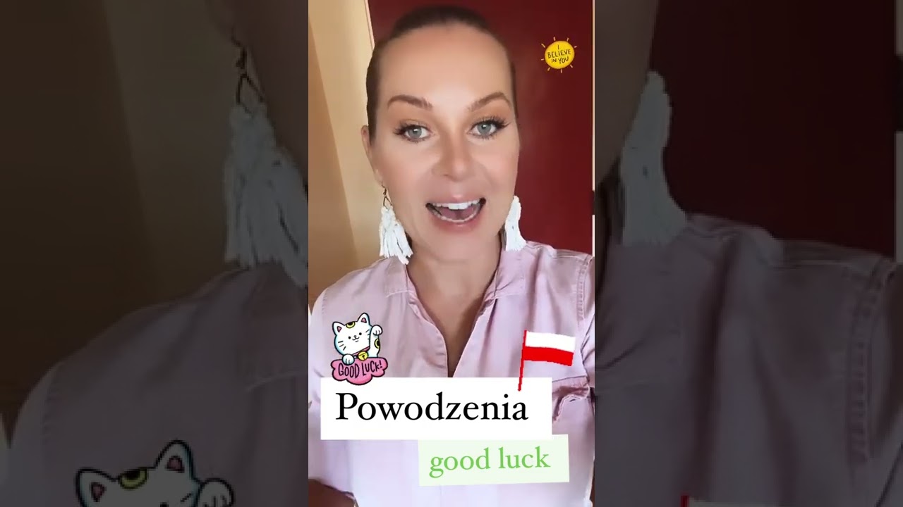 🇵🇱 “ good luck “ in Polish language #polishwords #polishlesson #shorts ...