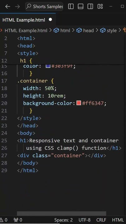 Use Clamp() Function to Create a Responsive Design - YouTube